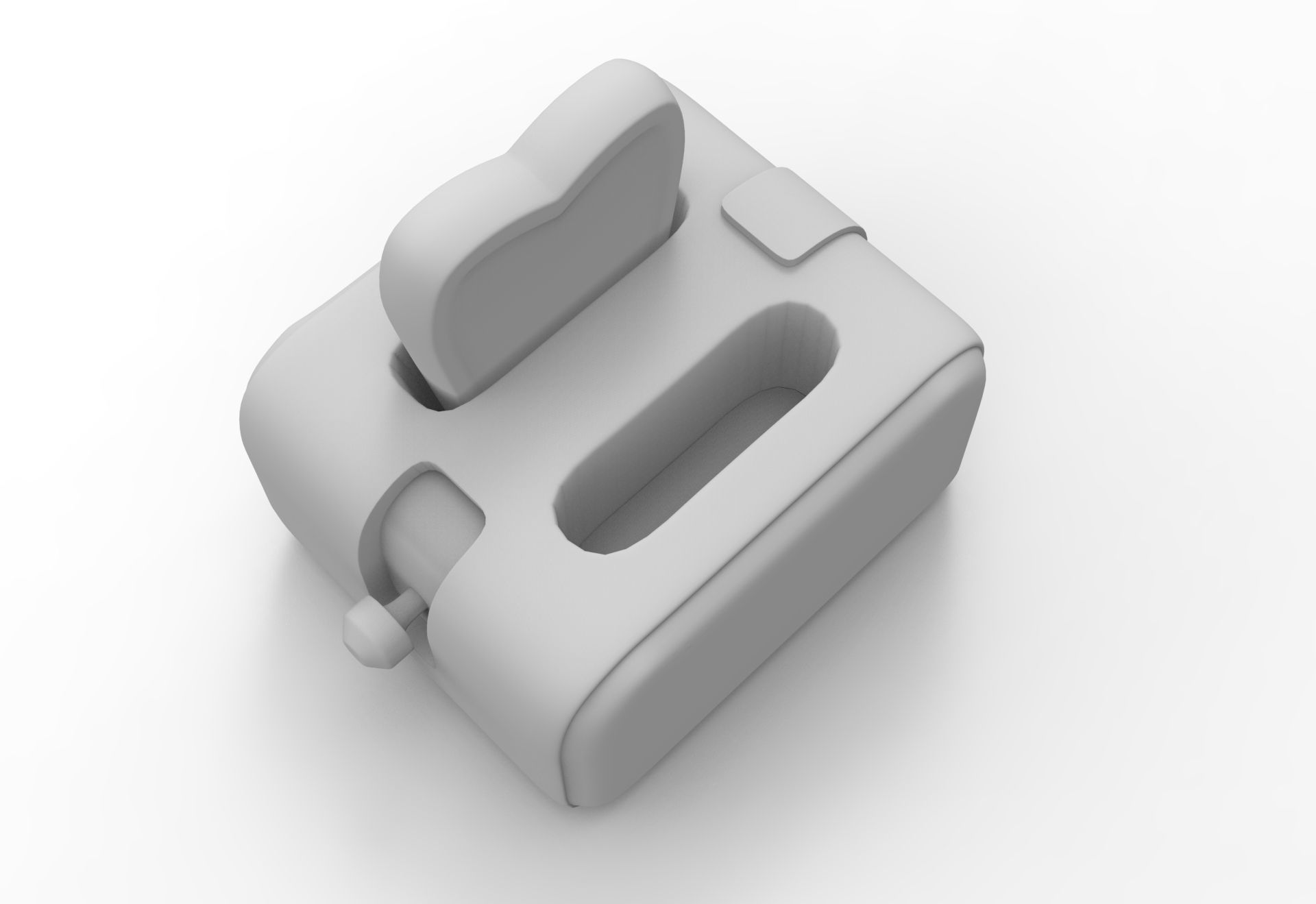 Toaster Keychain For 3D printer 3D model 3D printable | CGTrader