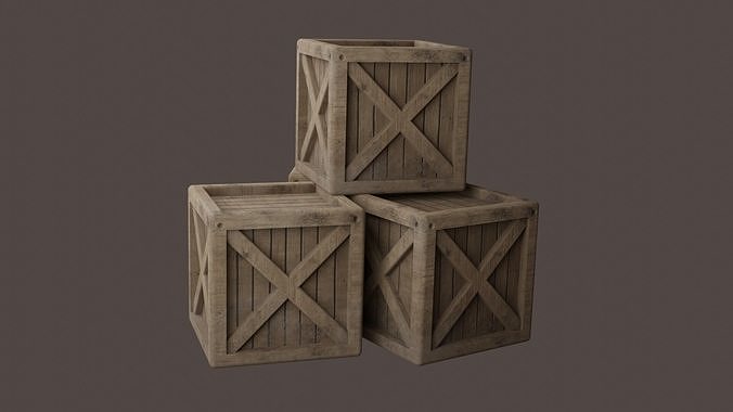 3D model Boxes VR / AR / low-poly | CGTrader