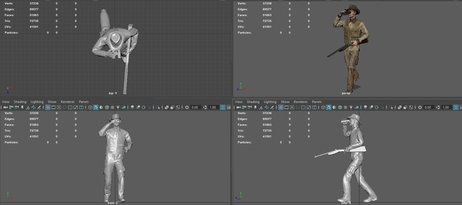 EXPLORER pose 3D model | CGTrader
