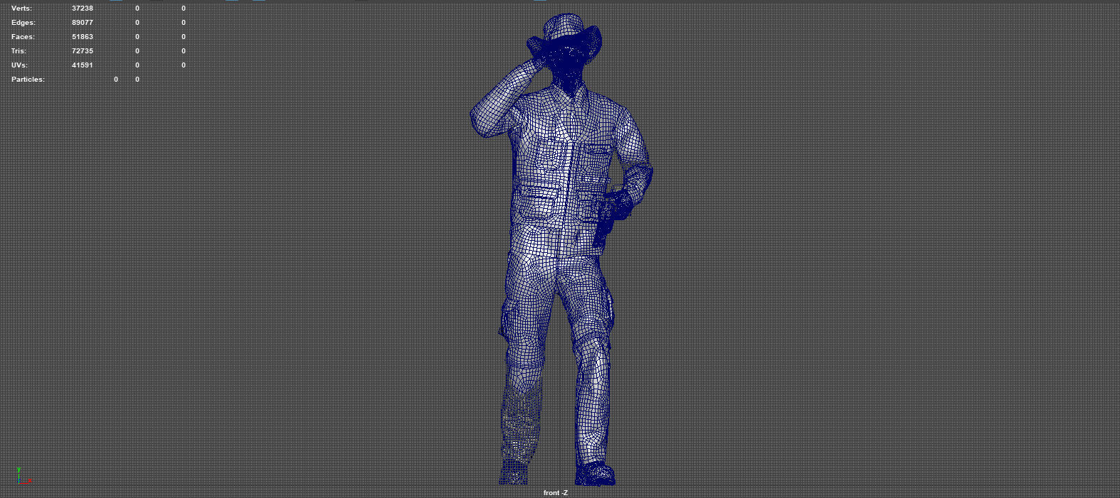 EXPLORER pose 3D model | CGTrader