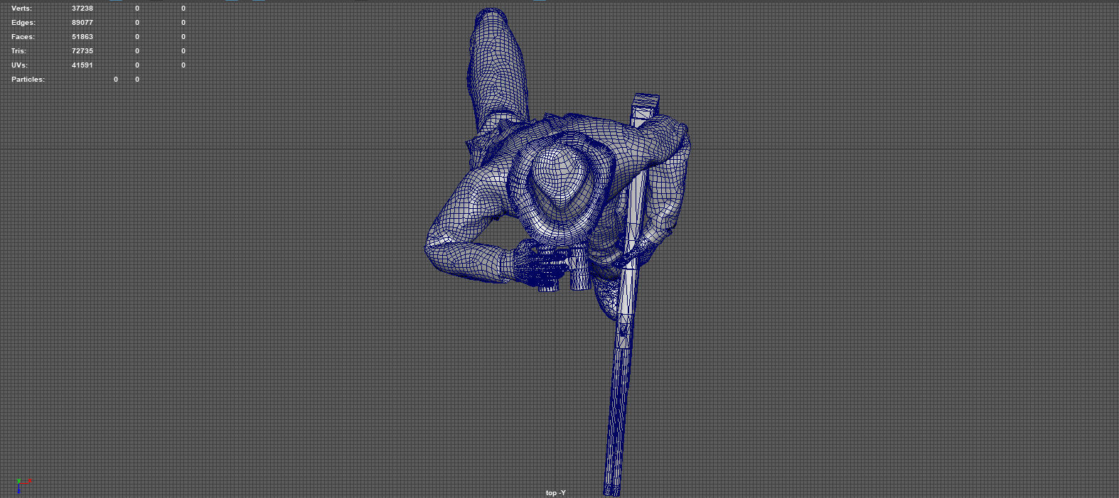 EXPLORER pose 3D model | CGTrader