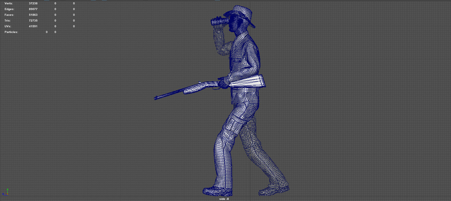 EXPLORER pose 3D model | CGTrader