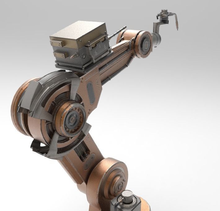 3D model WeldingRobot VR / AR / low-poly rigged | CGTrader