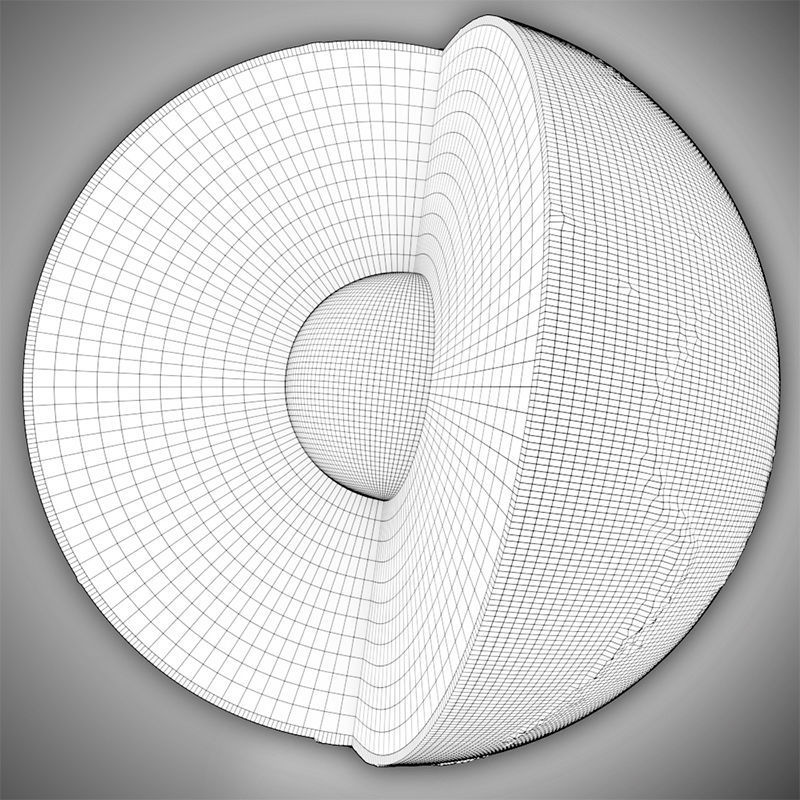 Planet Earth Cross section 3D model | CGTrader