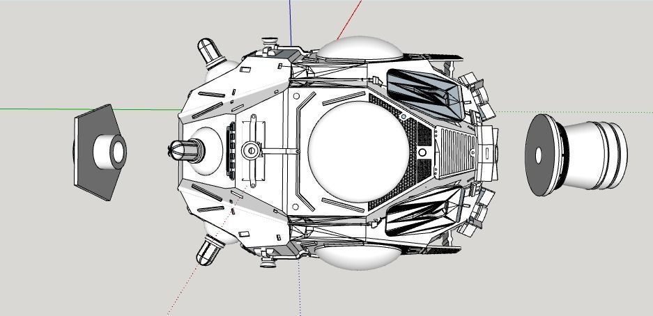 Probe Droid Dispatch Pod 223 3D model 3D printable | CGTrader