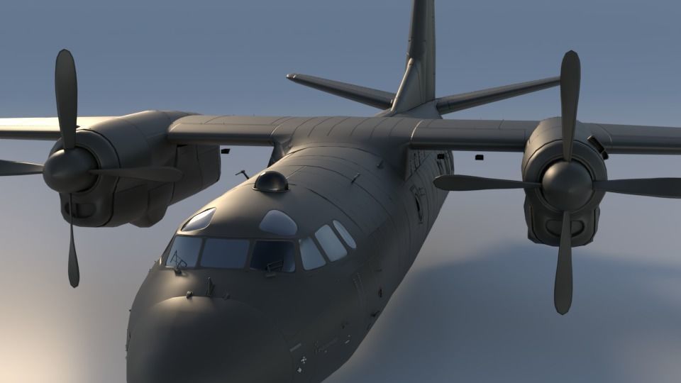 Antonov AN-24 3D model | CGTrader