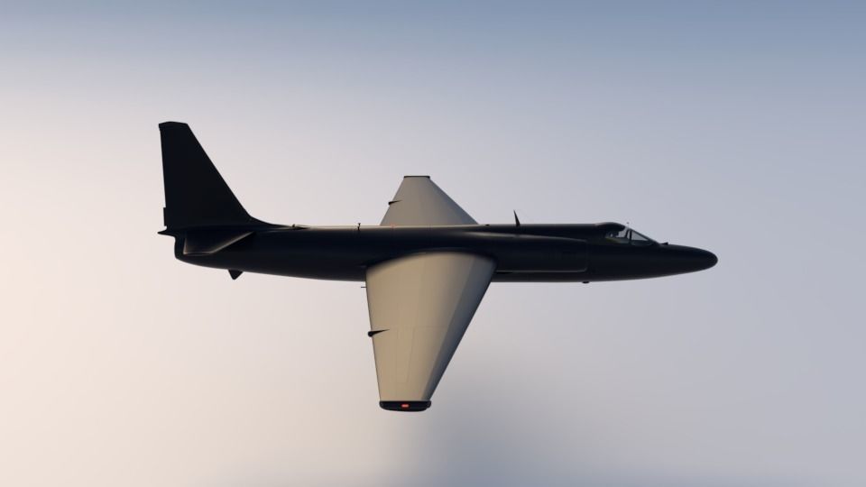 U2 Airplane 3D model | CGTrader