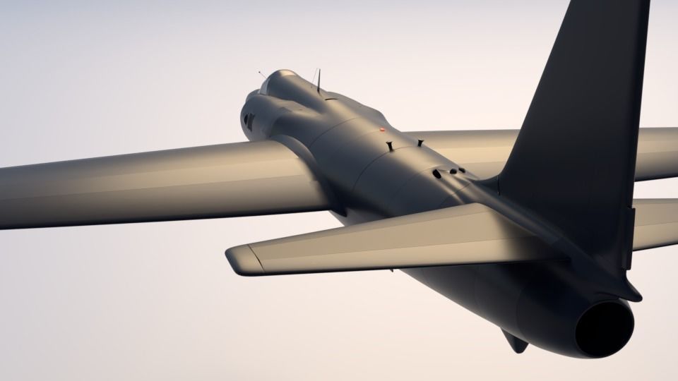 U2 Airplane 3D model | CGTrader