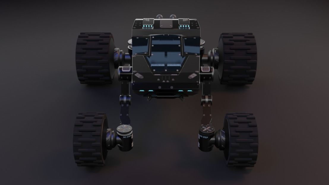 Rover Robot 3D model | CGTrader
