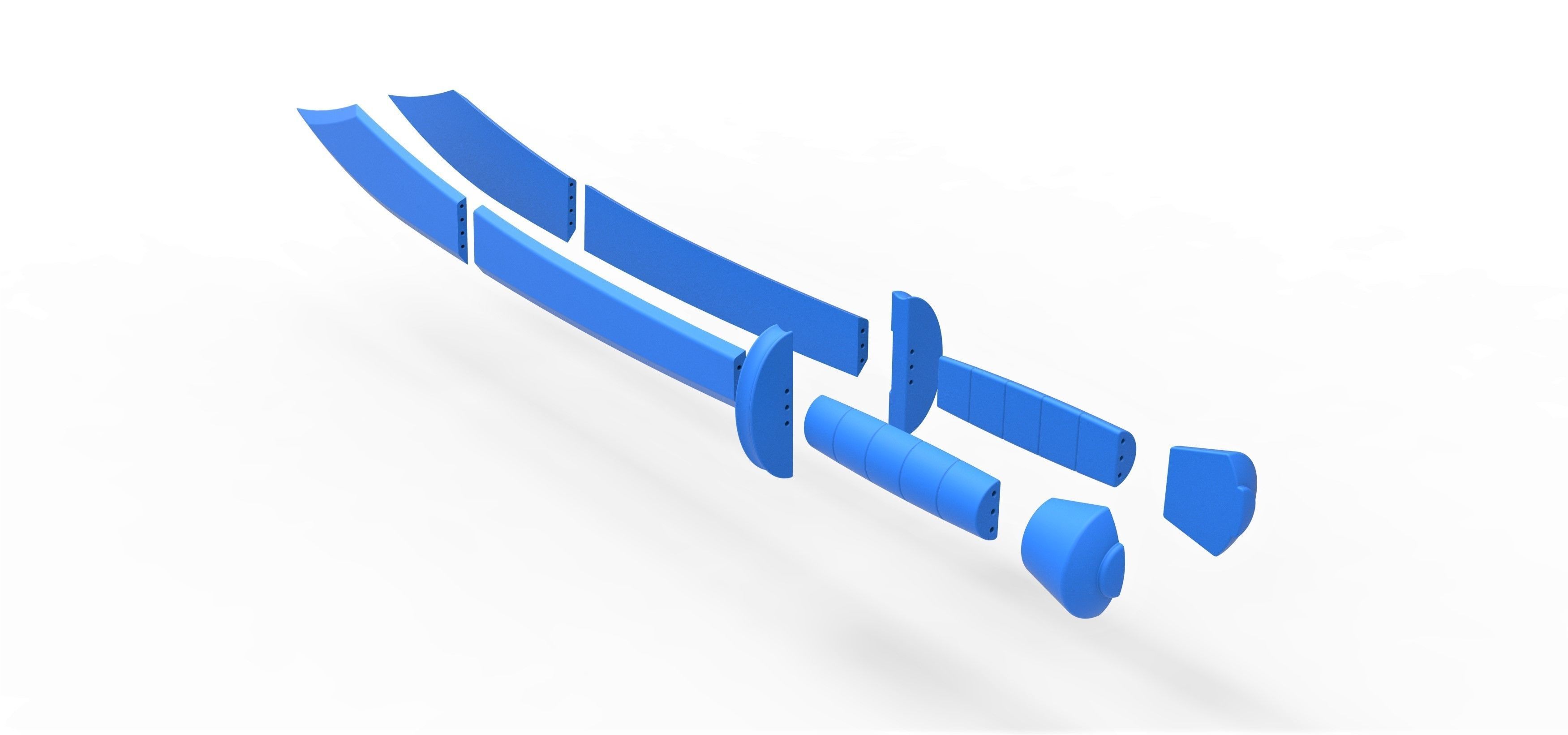 Zuko dual swords from Avatar TV series 3D model 3D printable | CGTrader