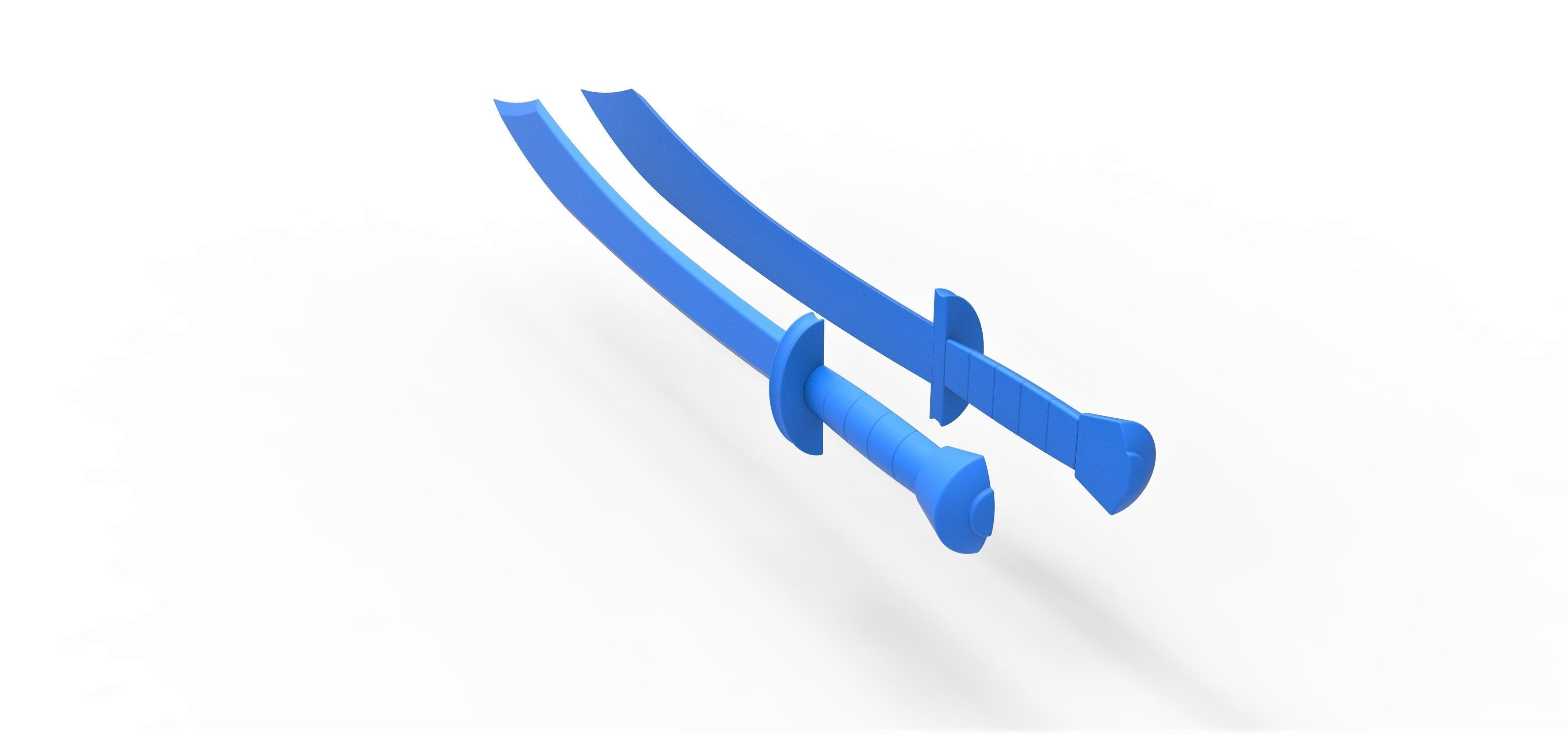 Zuko dual swords from Avatar TV series 3D model 3D printable | CGTrader
