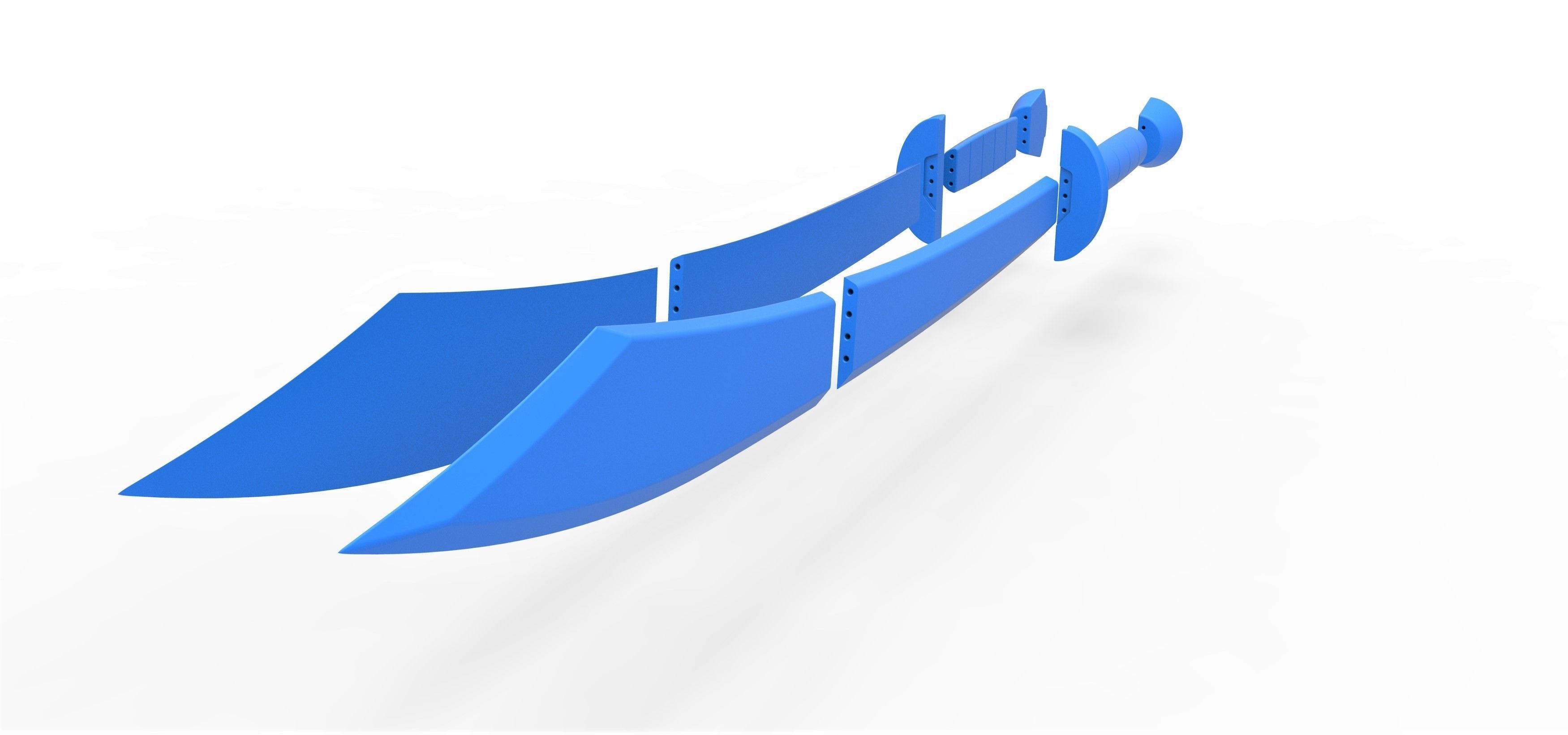 Zuko dual swords from Avatar TV series 3D model 3D printable | CGTrader