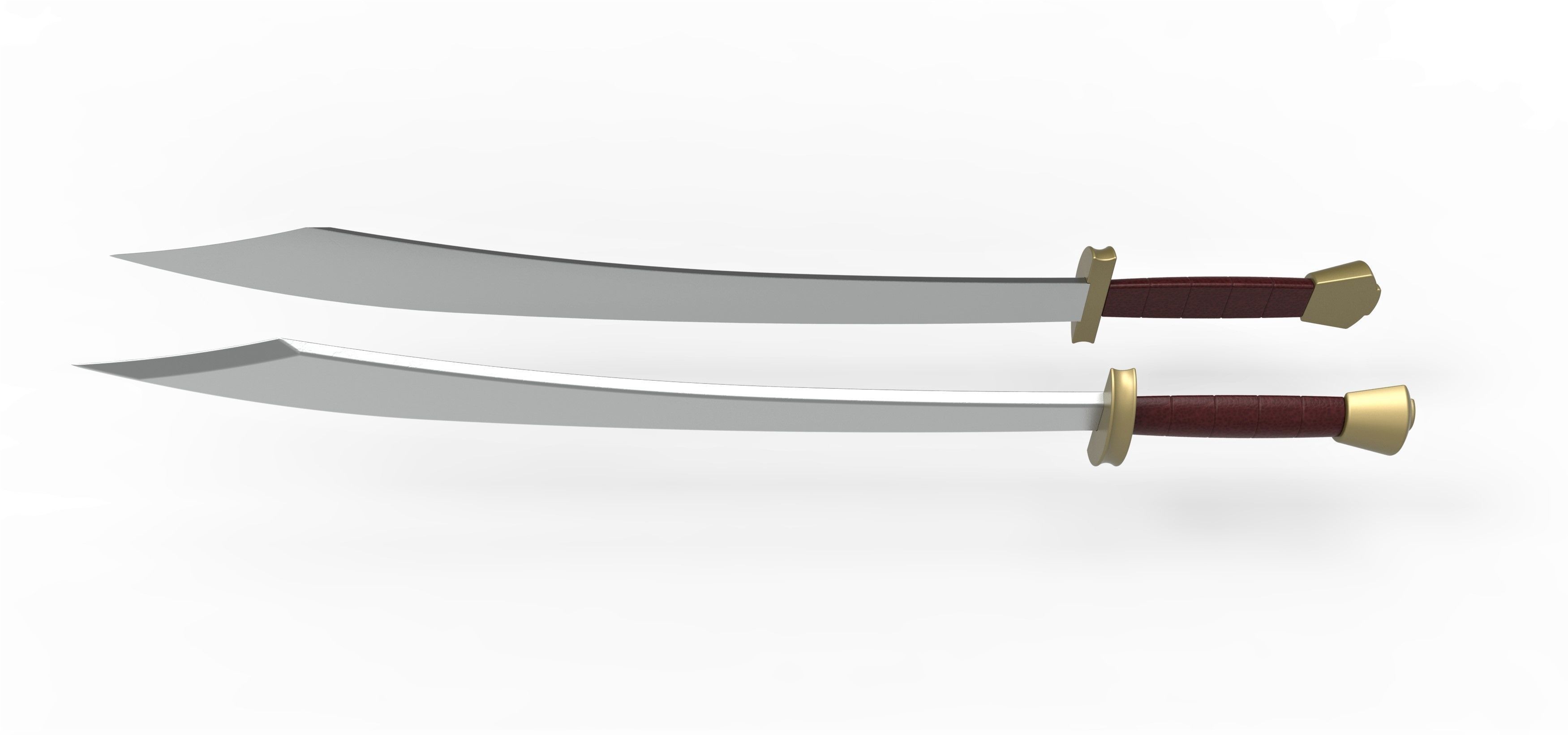 Zuko dual swords from Avatar TV series 3D model 3D printable | CGTrader