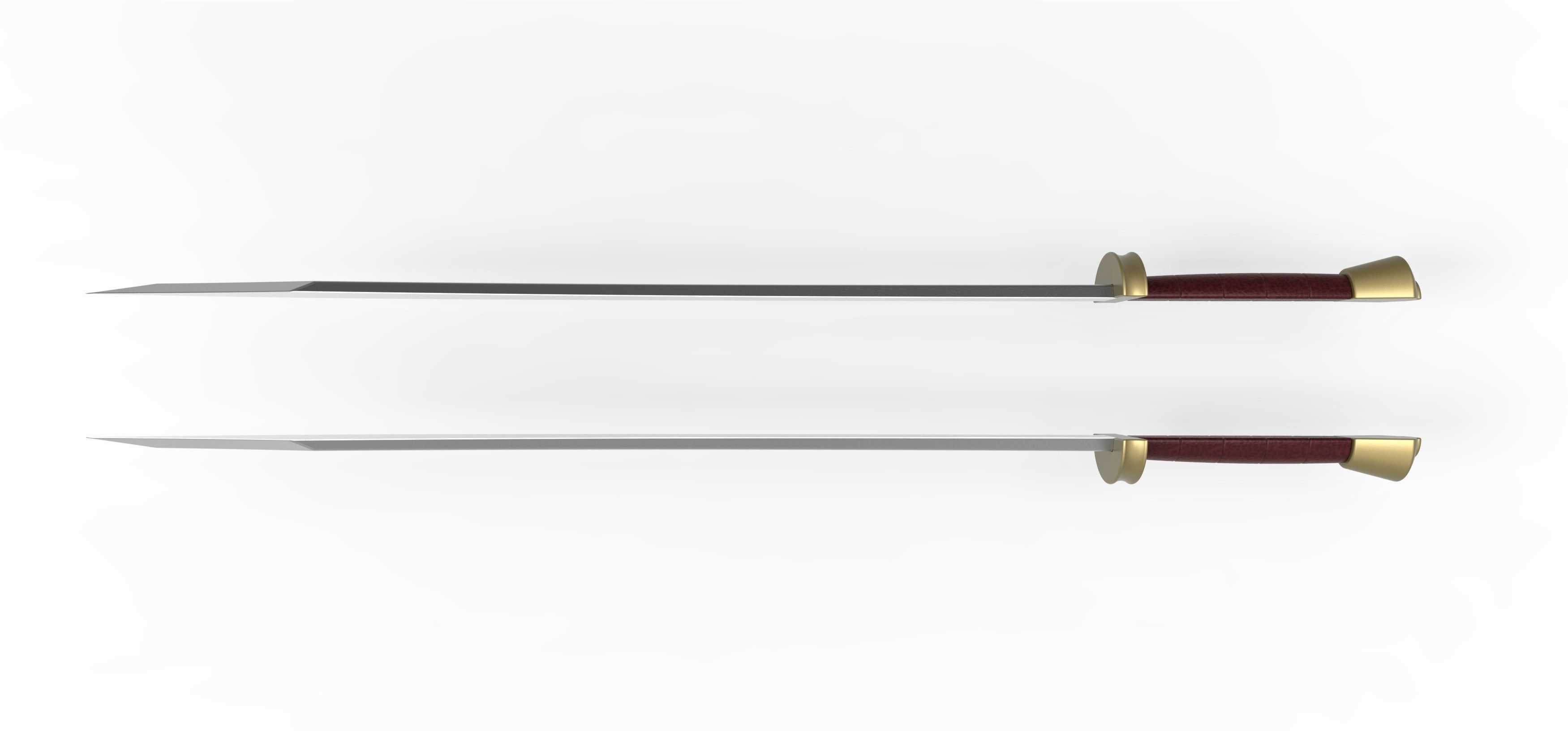 Zuko dual swords from Avatar TV series 3D model 3D printable | CGTrader