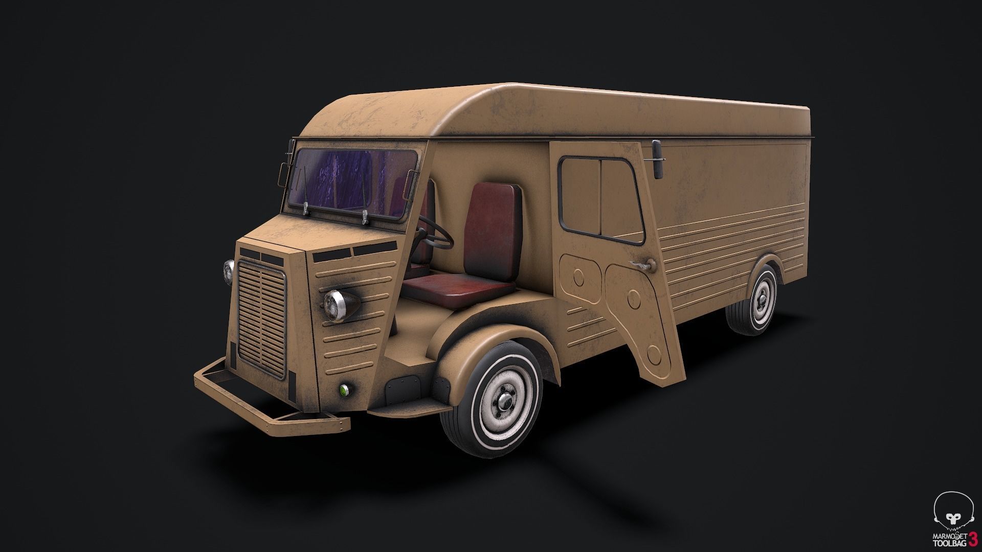 3D model Gameready old van VR / AR / low-poly | CGTrader