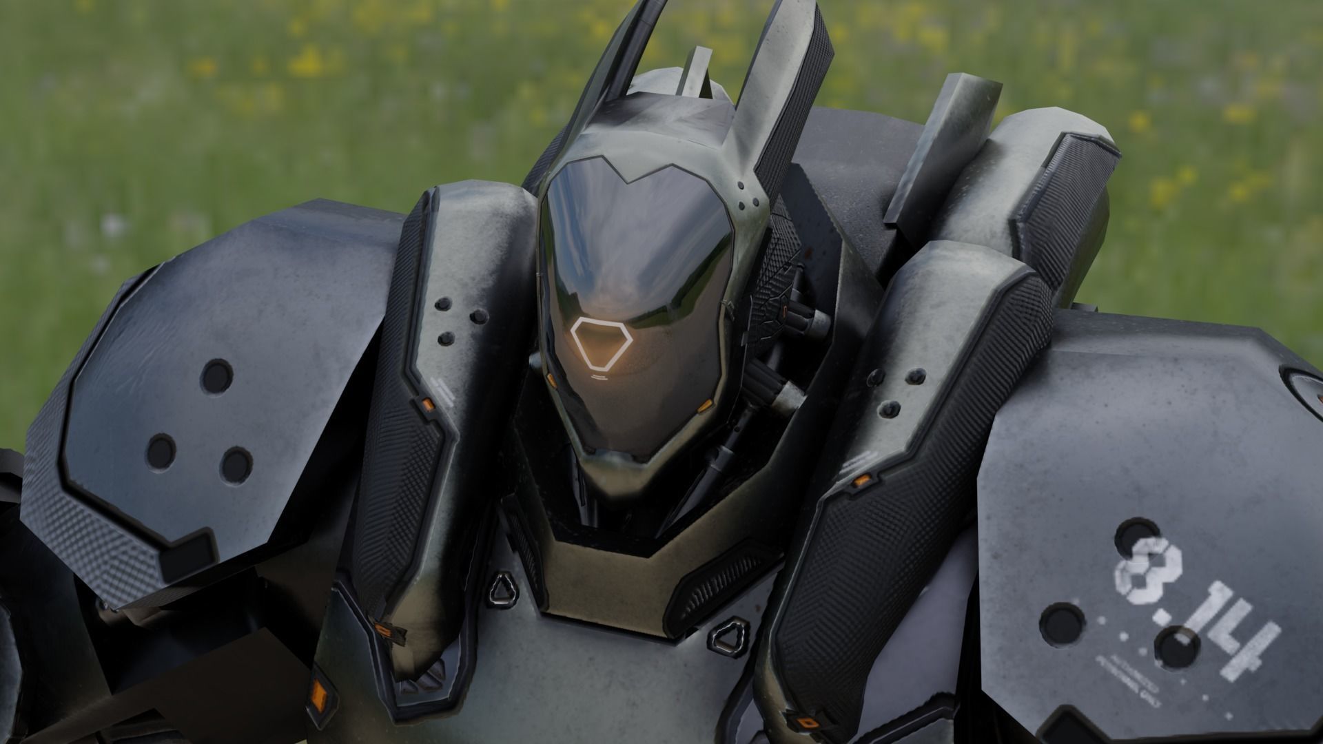 3D model Low Poly Robot - Apollo VR / AR / low-poly | CGTrader