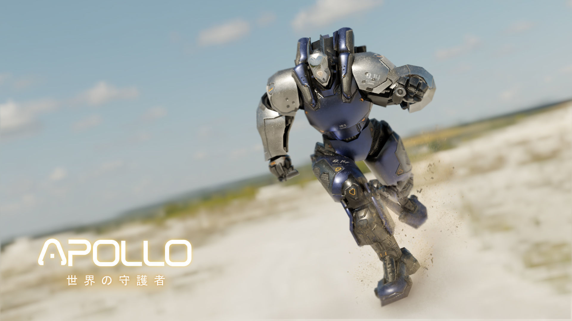 3D model Low Poly Robot - Apollo VR / AR / low-poly | CGTrader