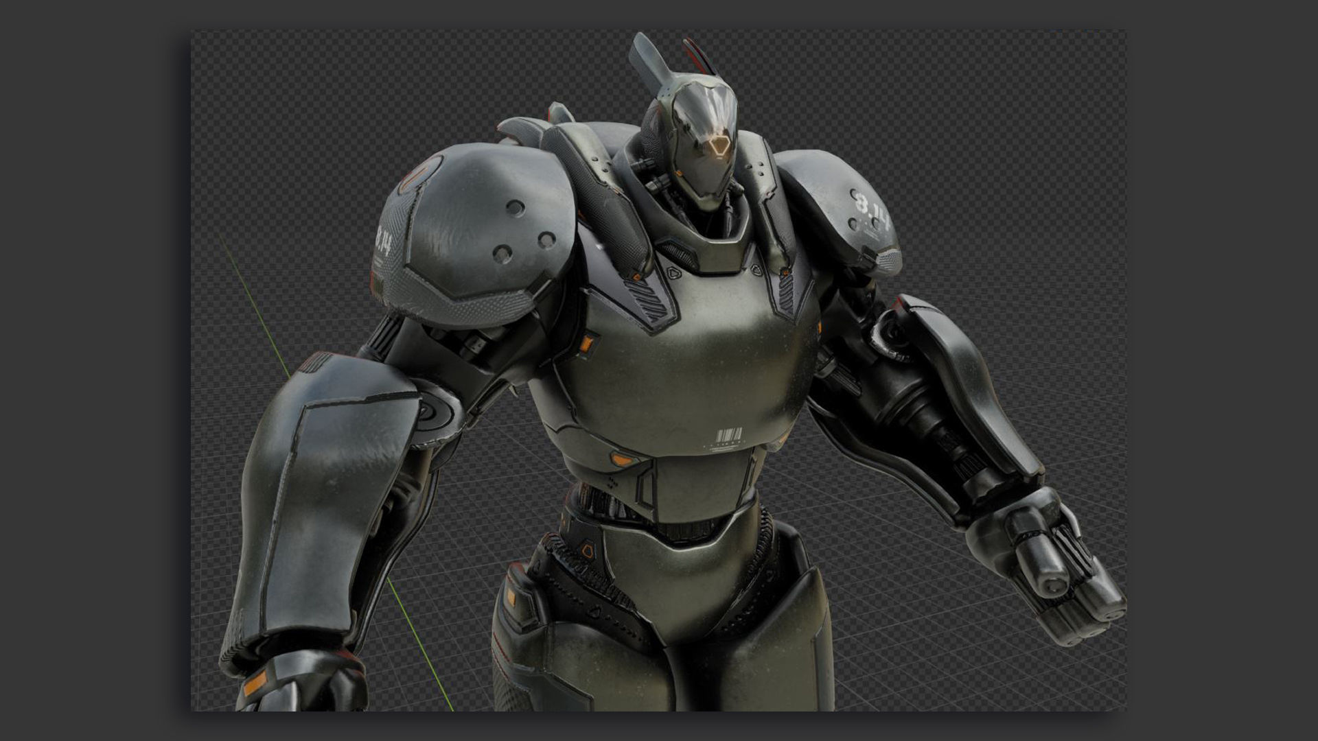 3D model Low Poly Robot - Apollo VR / AR / low-poly | CGTrader