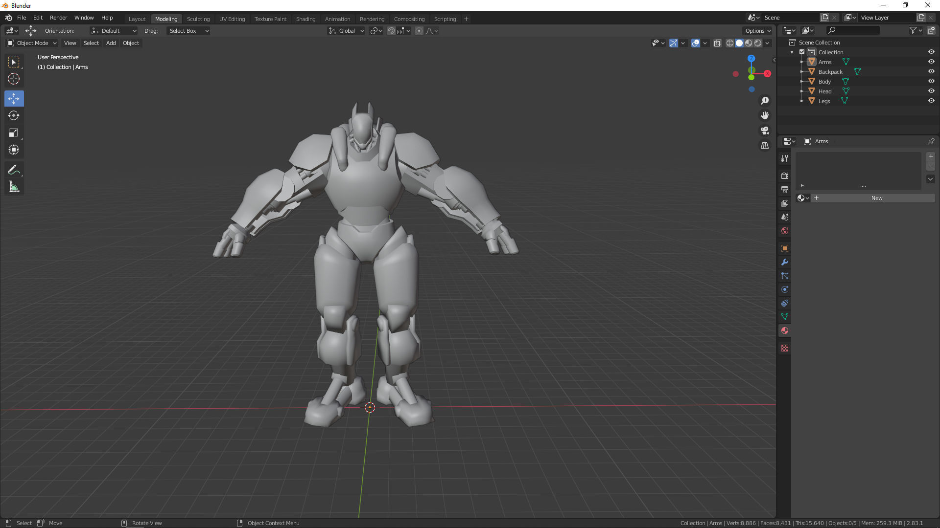 3D model Low Poly Robot - Apollo VR / AR / low-poly | CGTrader