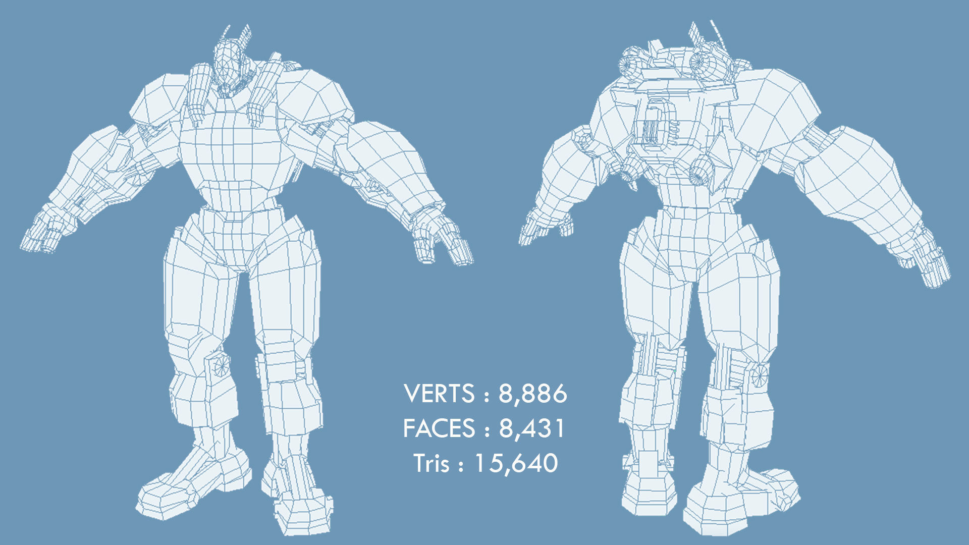 3D model Low Poly Robot - Apollo VR / AR / low-poly | CGTrader