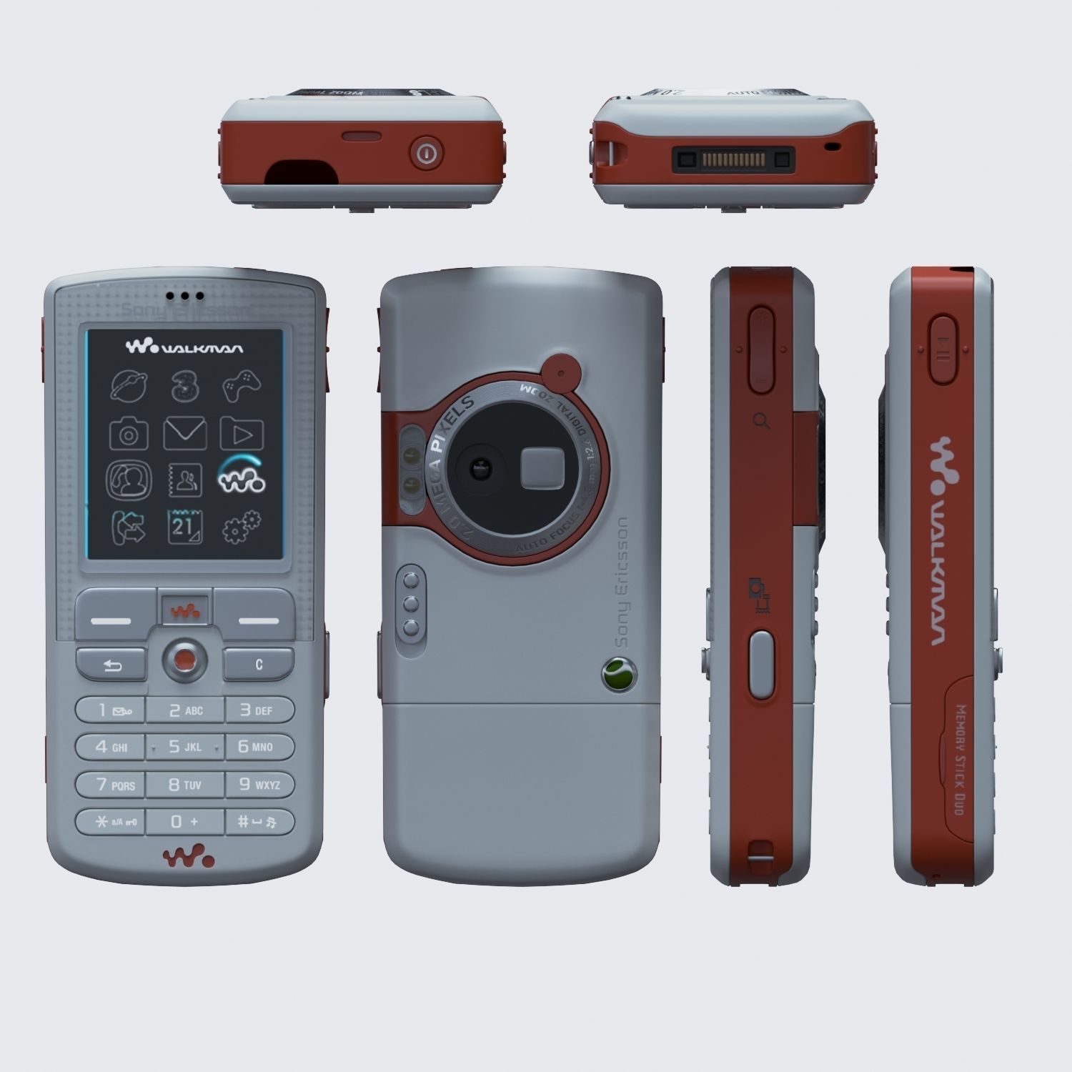 Sony Ericsson w800i 2005 3D model | CGTrader