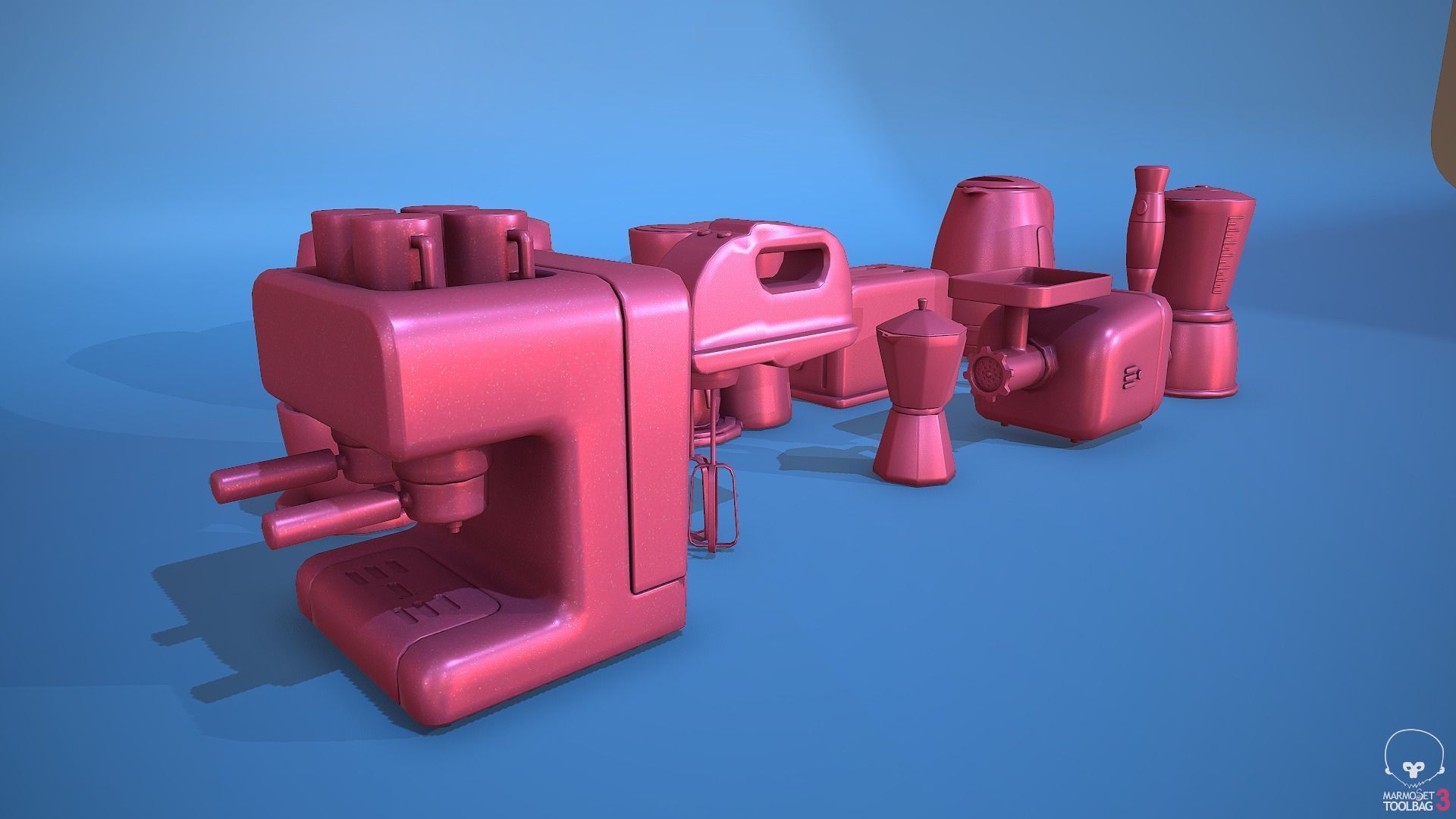 3D model Stylized Kitchen Tool Set VR / AR / low-poly | CGTrader