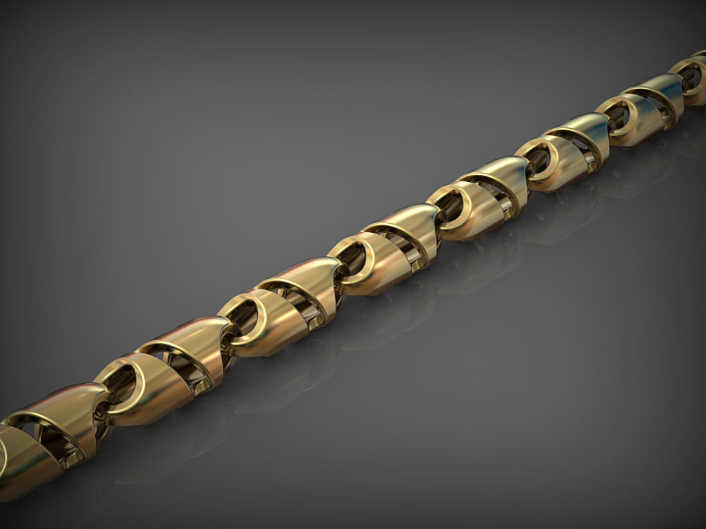 Chain link 187 3D model 3D printable | CGTrader