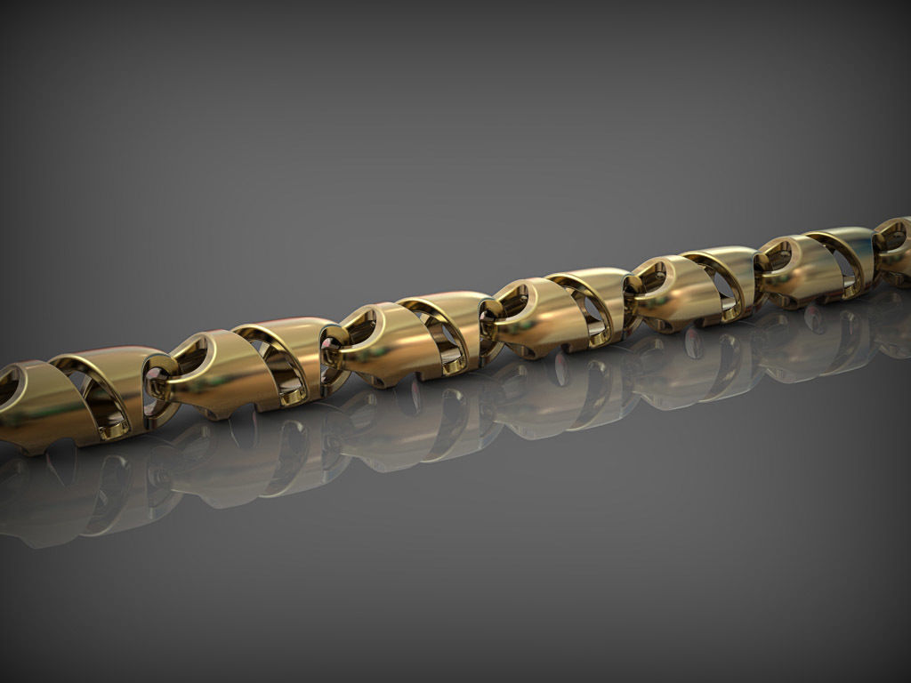 Chain link 187 3D model 3D printable | CGTrader