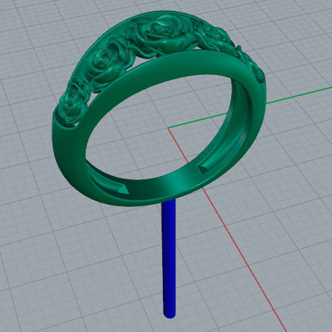 Anel 5 Flores Martell 20036 3D model 3D printable | CGTrader