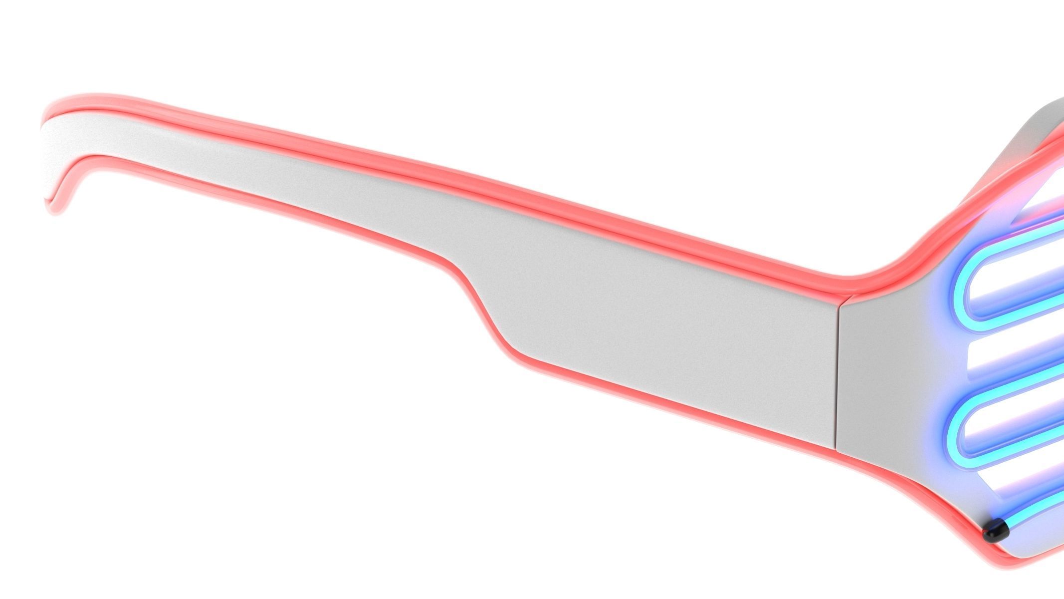 Wire Neon LED Glasses 3D model | CGTrader