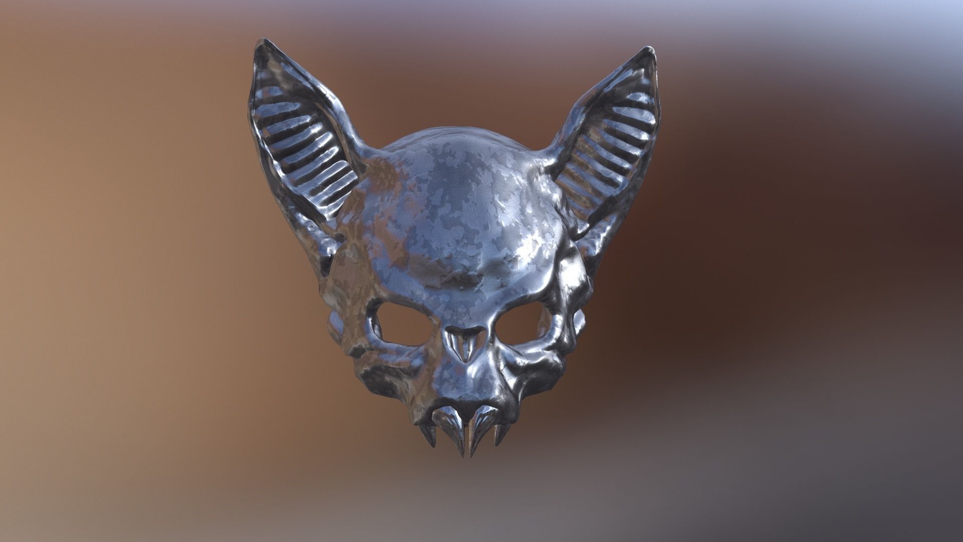 3D model Mask bat VR / AR / low-poly | CGTrader