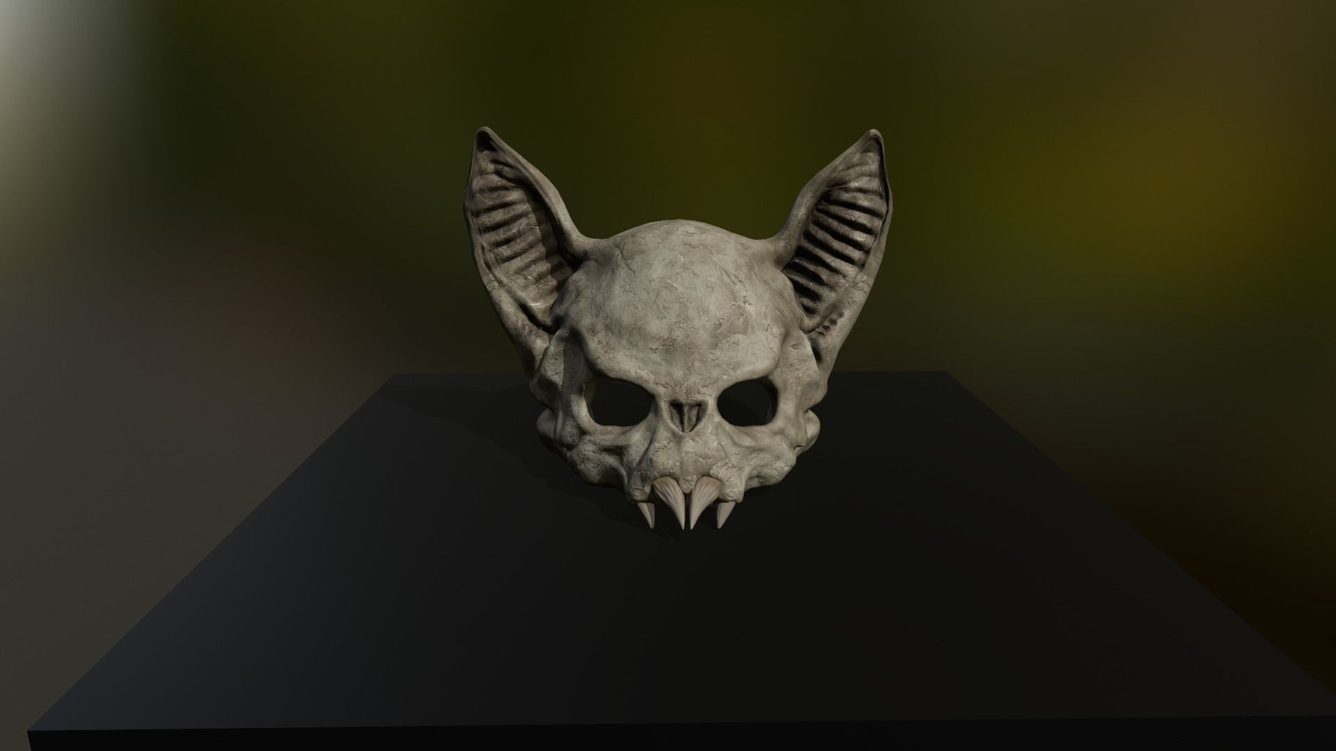 3D model Mask bat VR / AR / low-poly | CGTrader