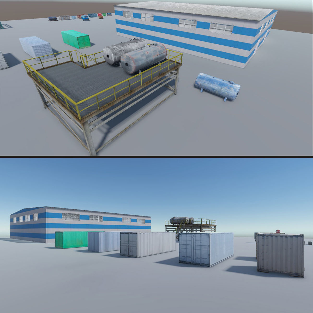3D model Industrial Objects and Warehouse VR / AR / low-poly | CGTrader