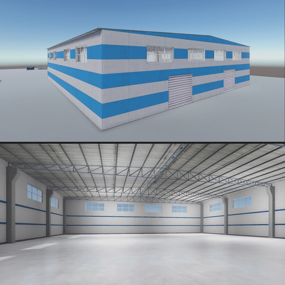 3D model Industrial Objects and Warehouse VR / AR / low-poly | CGTrader