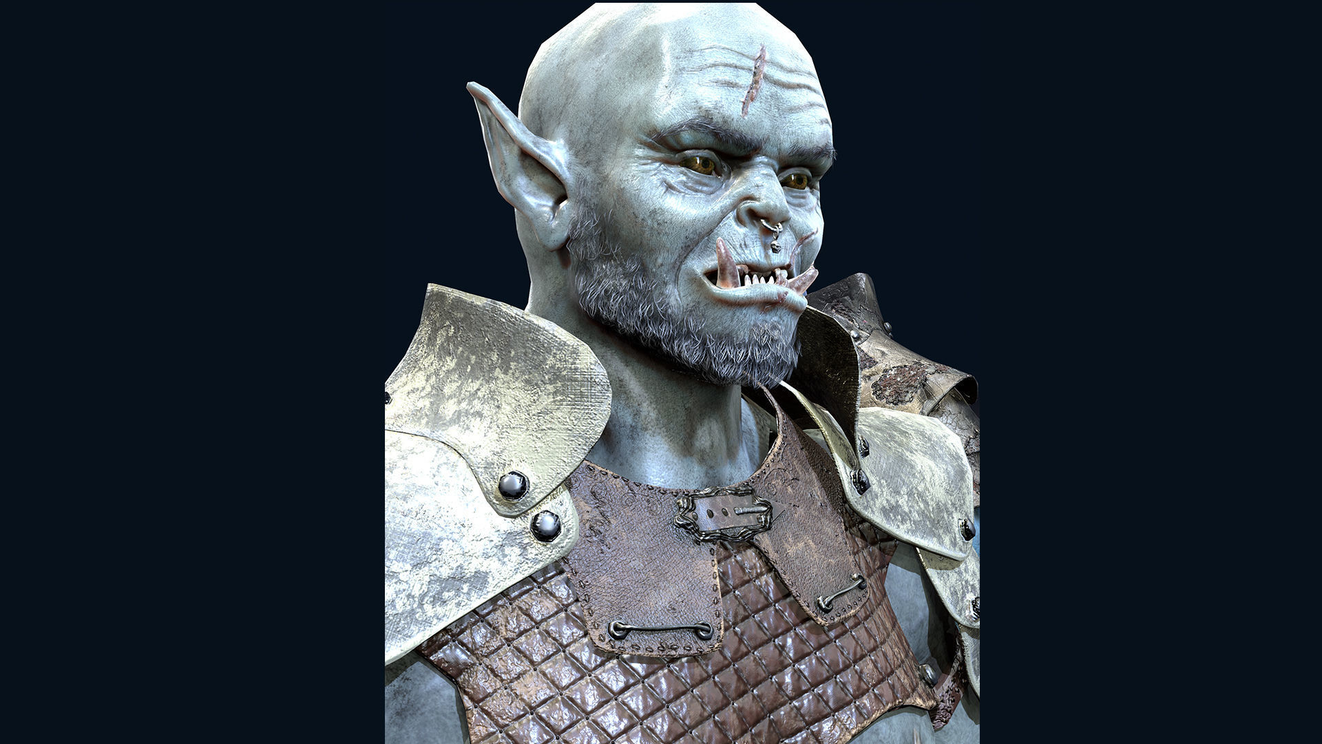 3D model Orc Militant VR / AR / low-poly rigged animated | CGTrader