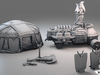 Dwarf camp kit free 3D model 3D printable | CGTrader