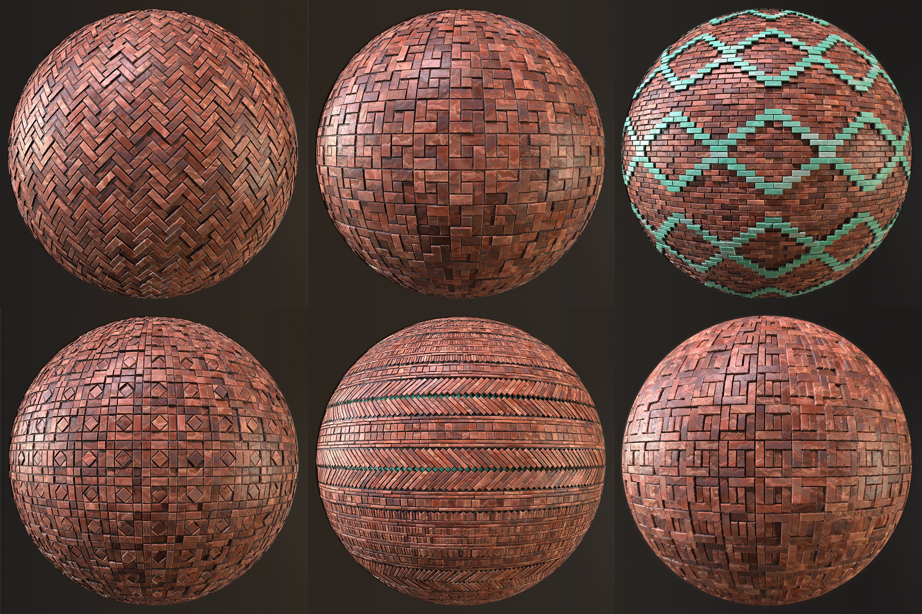 Brick Tiles Texture | CGTrader