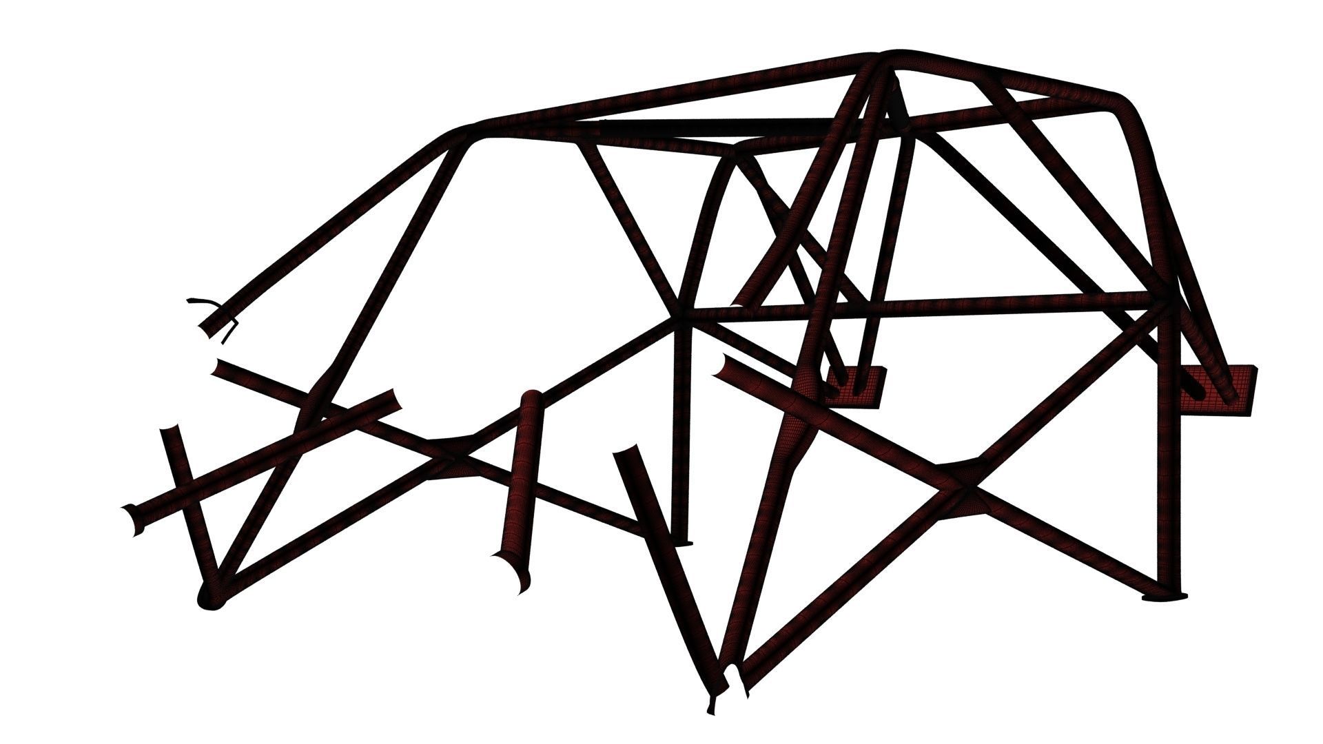 Roll Cage v1 3D model | CGTrader