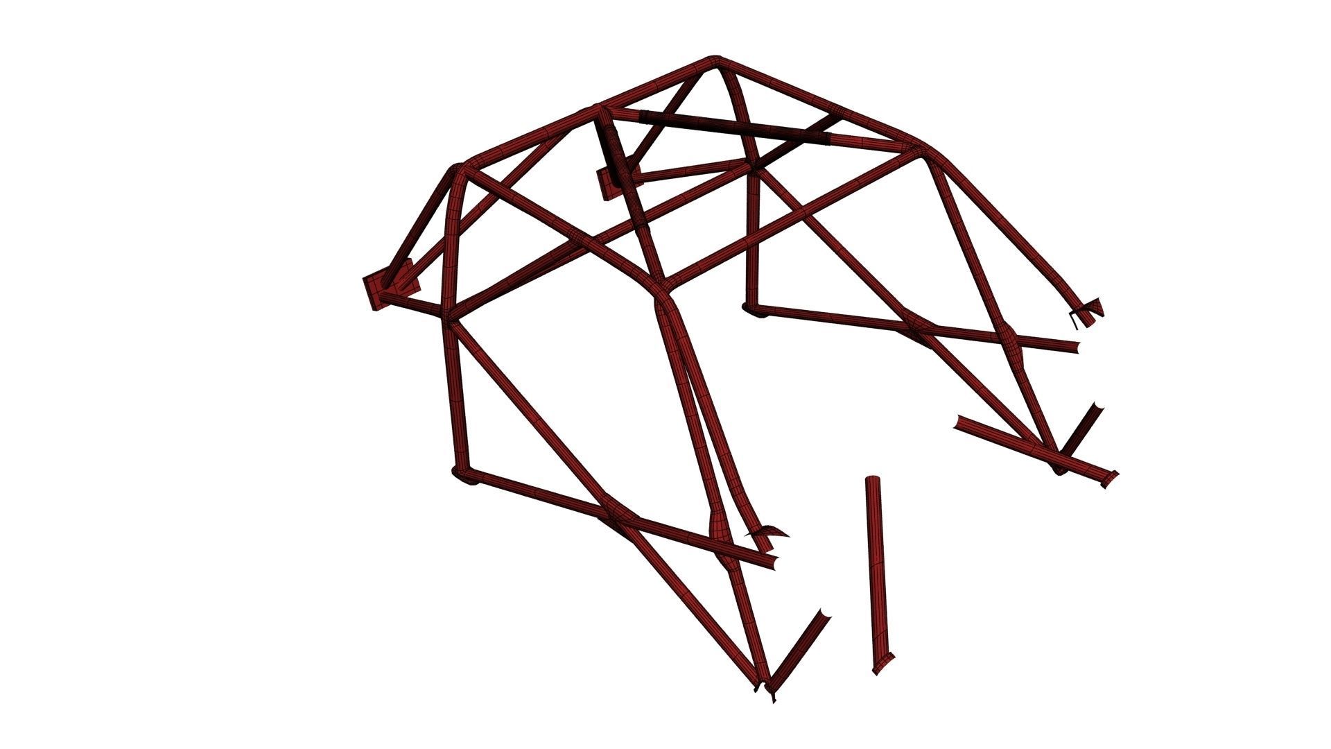 Roll Cage v1 3D model | CGTrader