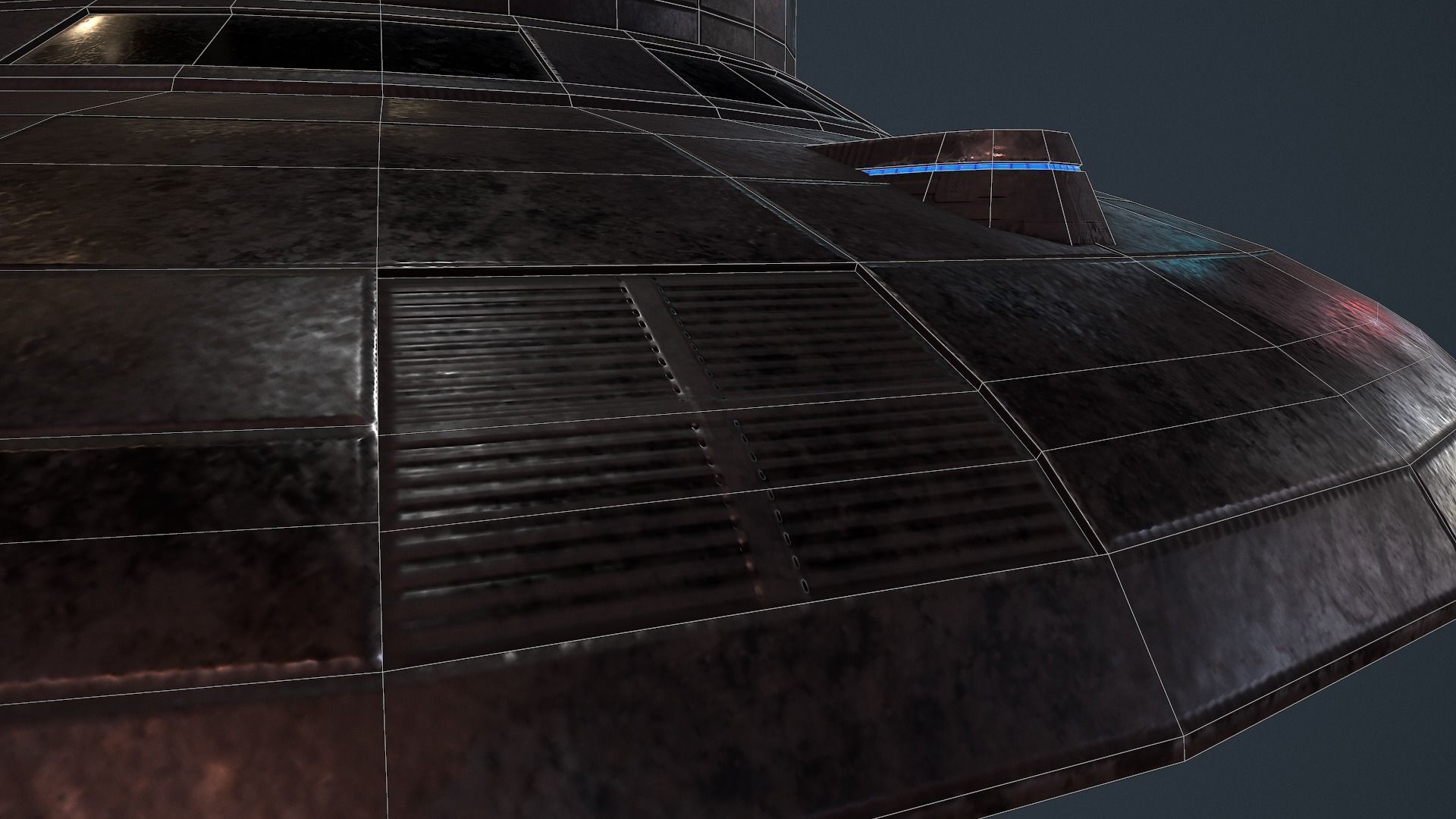 3D model RIGGED WWII German Nazi UFO Prototype Haubenu II VR / AR / low ...