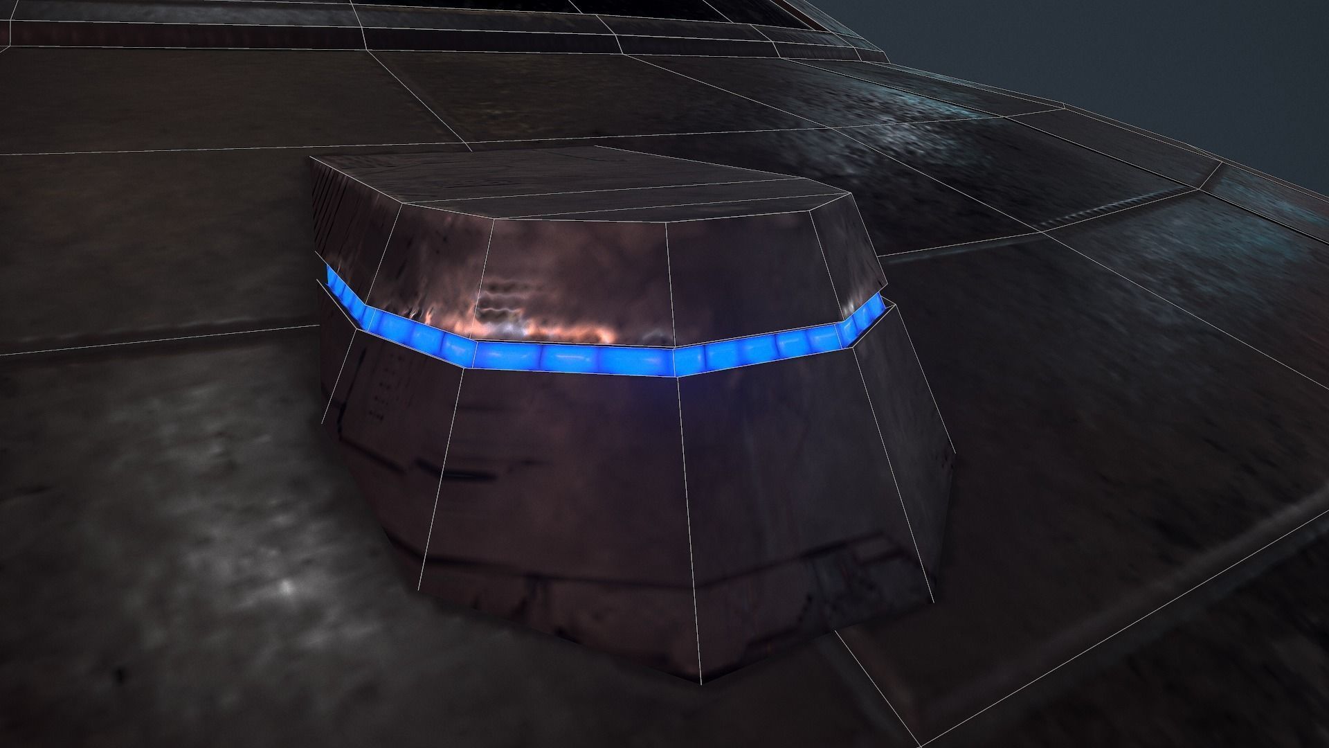 3D model RIGGED WWII German Nazi UFO Prototype Haubenu II VR / AR / low ...