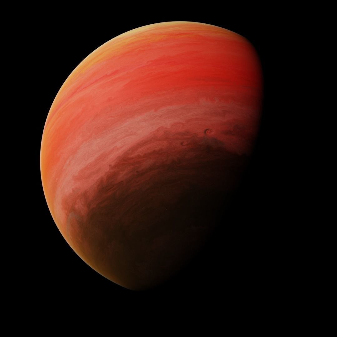 3D model Alien planet model 7 - 16k photorealistic - cold ice giant VR ...