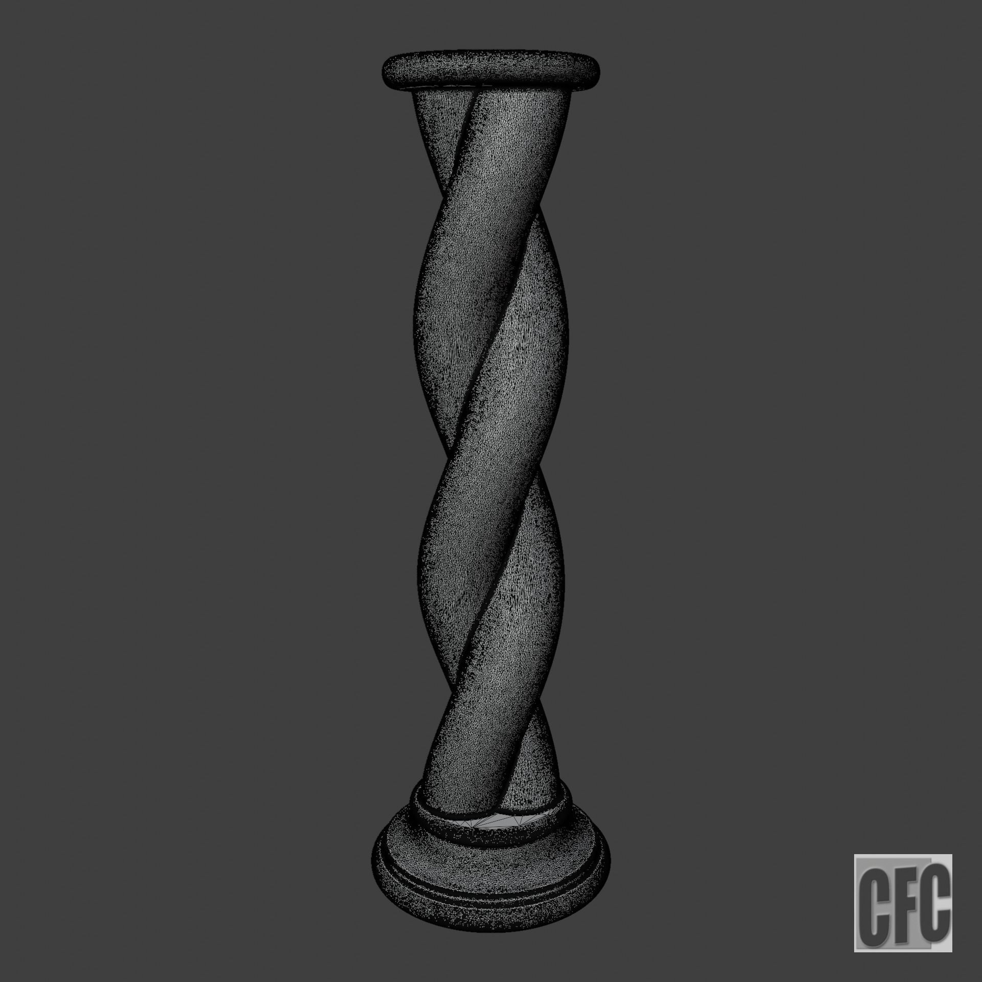 Goth Column - 3d model for CNC - GothColumnCFC07 3D model 3D printable ...