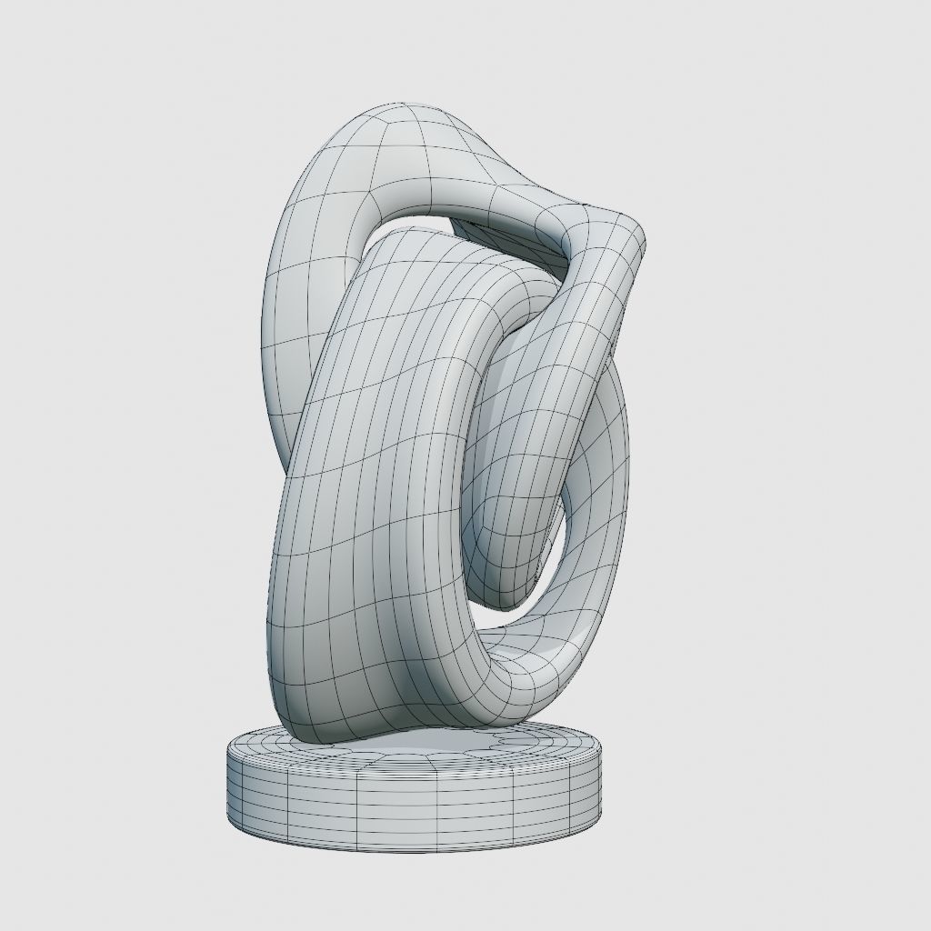 3D model Modern abstract sculpture 037 VR / AR / low-poly | CGTrader