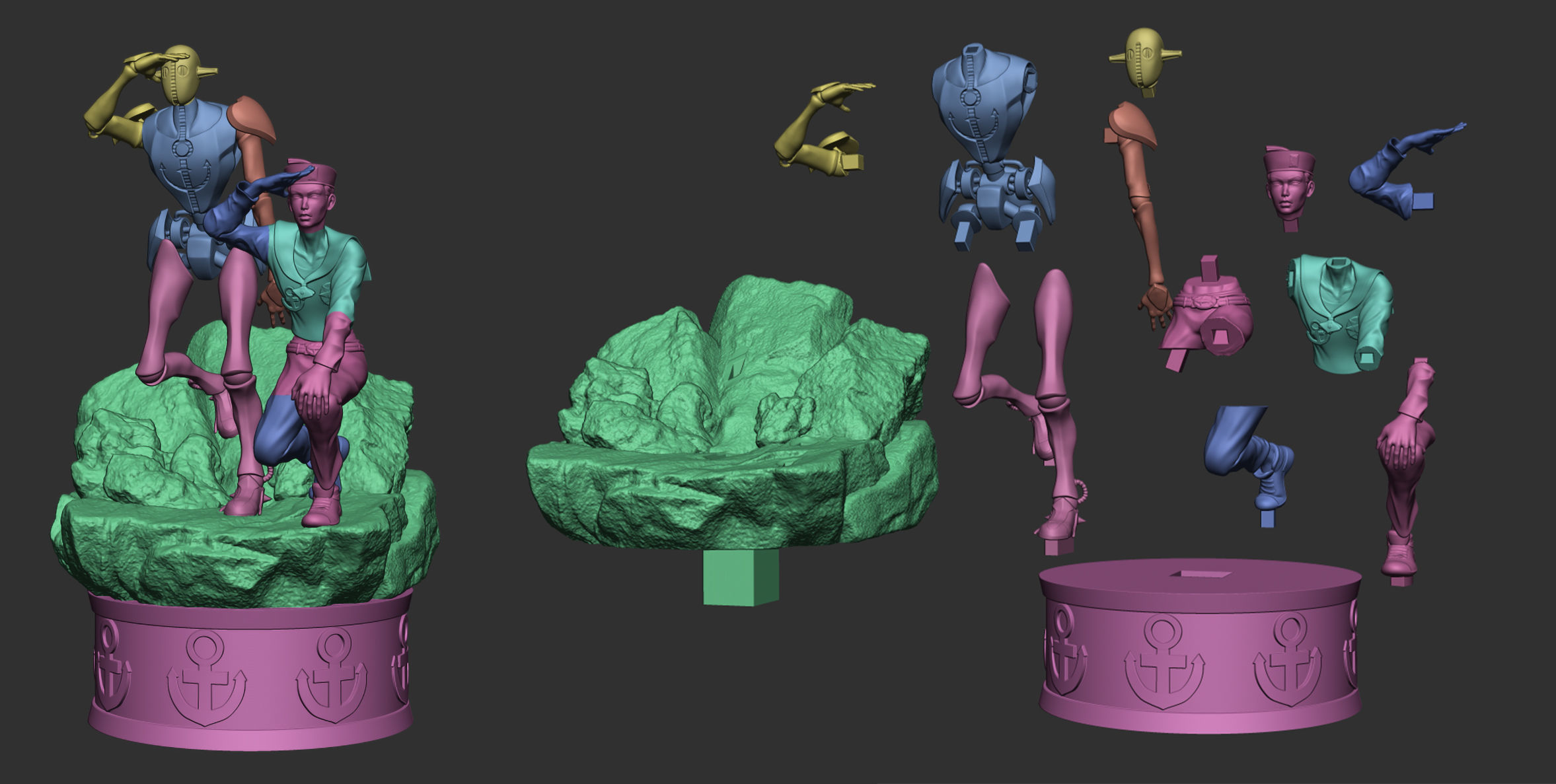 JOJO - Josuke Higashikata 3D model 3D printable | CGTrader