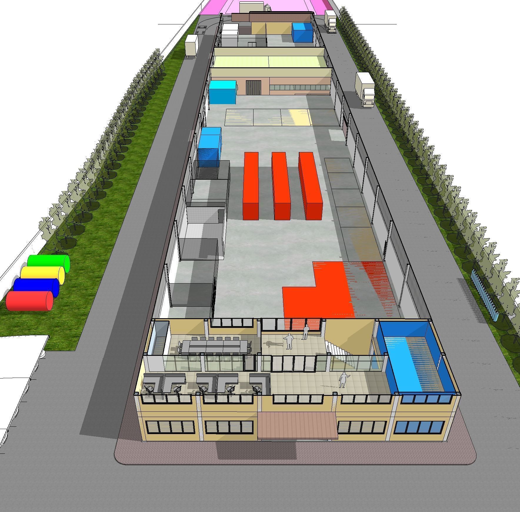 Snack factory 3D model | CGTrader