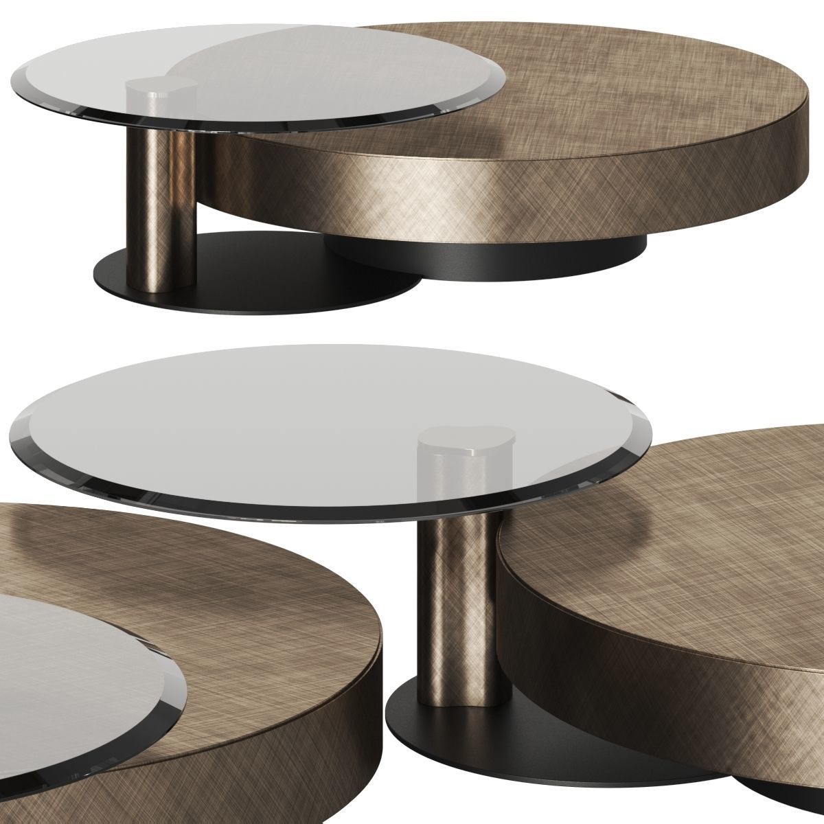 Cattelan Italia Arena Coffee Tables 3D model | CGTrader