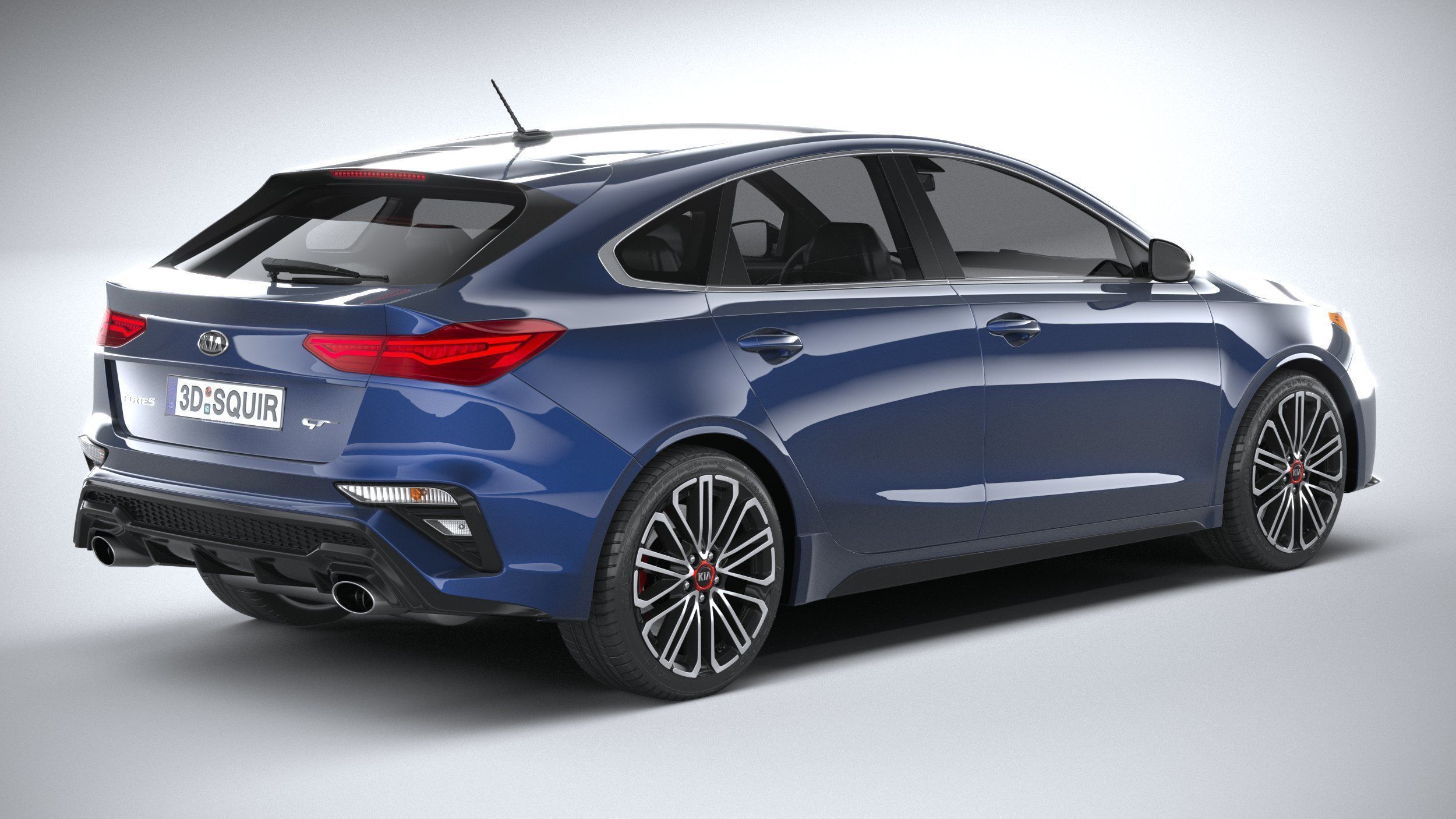Kia Forte GT Hatchback 2021 3D model | CGTrader