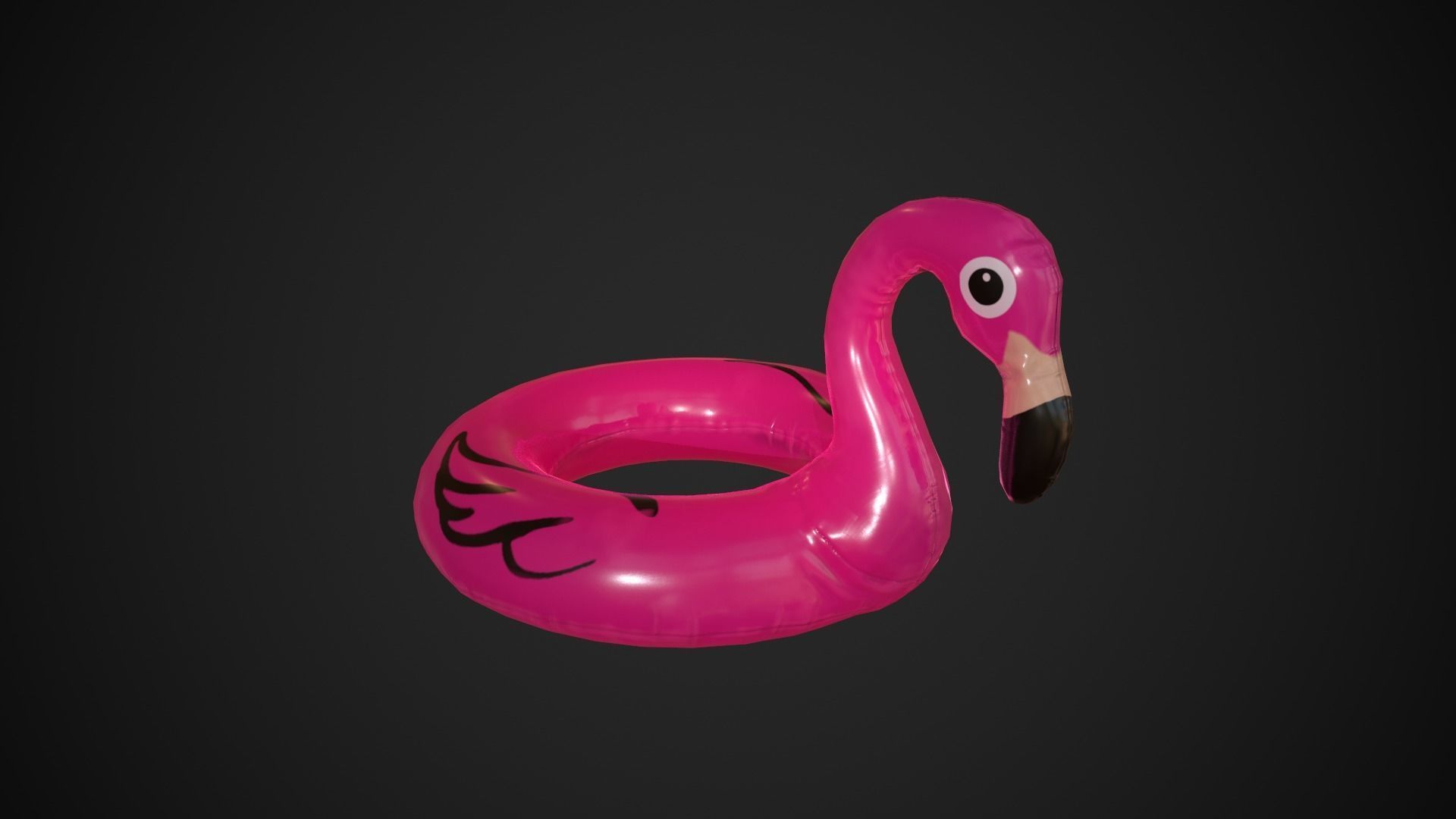 3D model Stylized Inflatable Flamingo VR / AR / low-poly | CGTrader