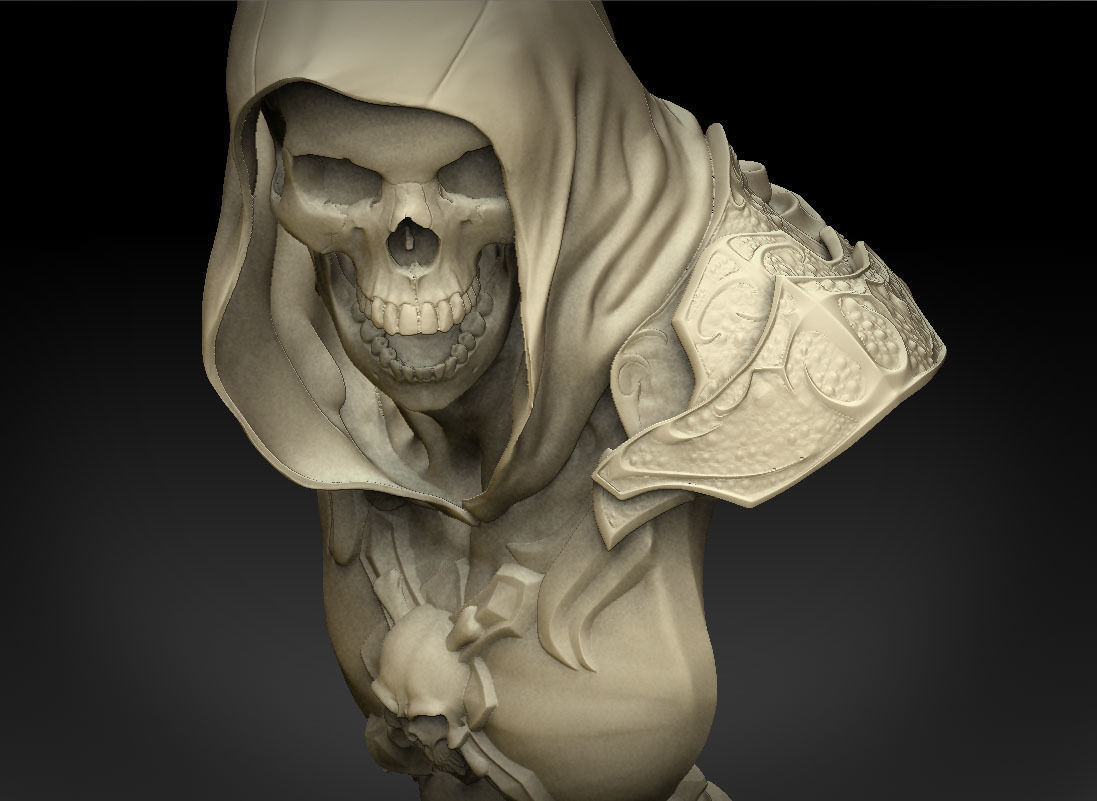 Skeletor bust 3D model 3D printable | CGTrader